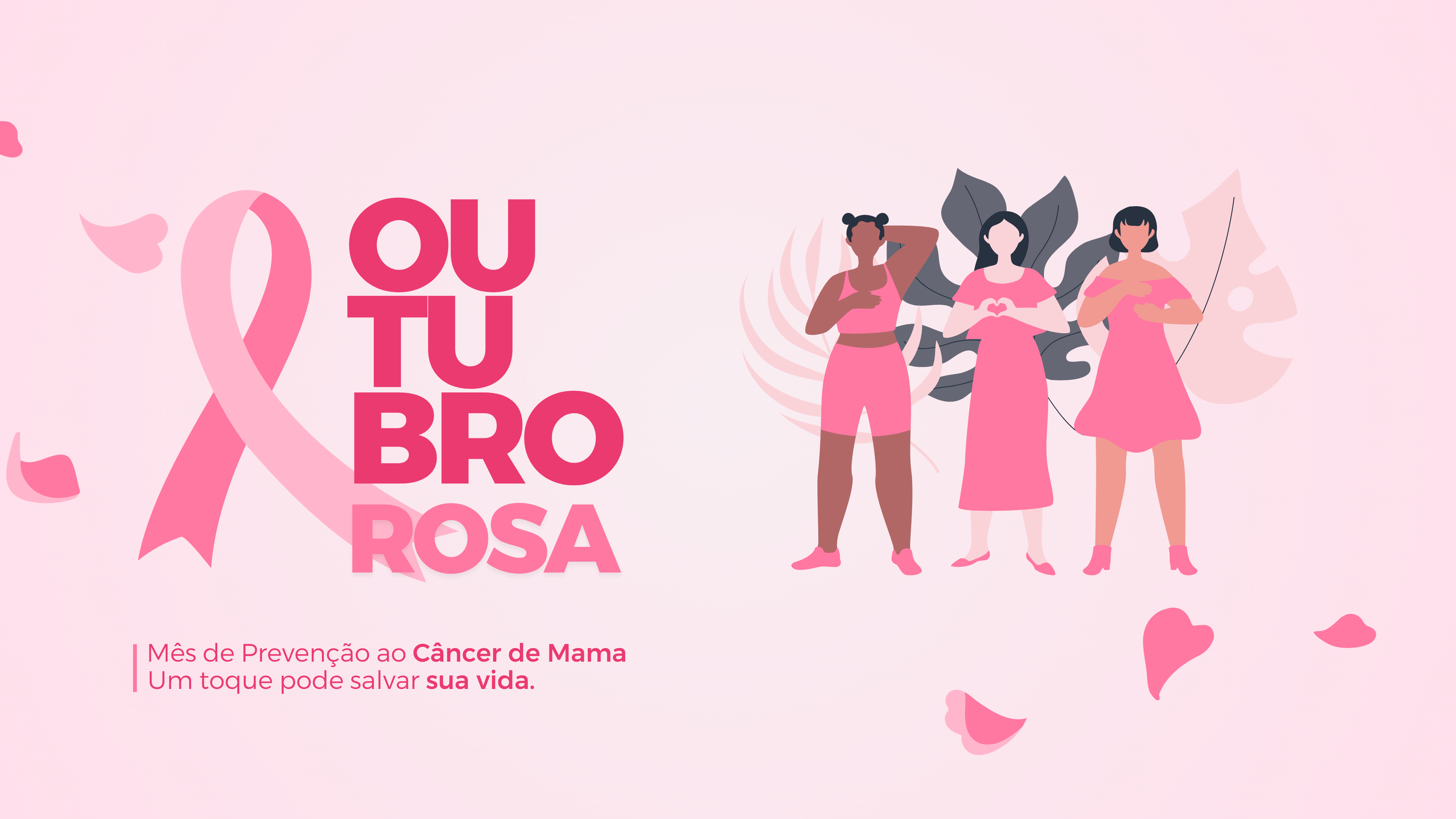 Outubro Rosa: campanha alerta para a prevenção do câncer de mama e de ...